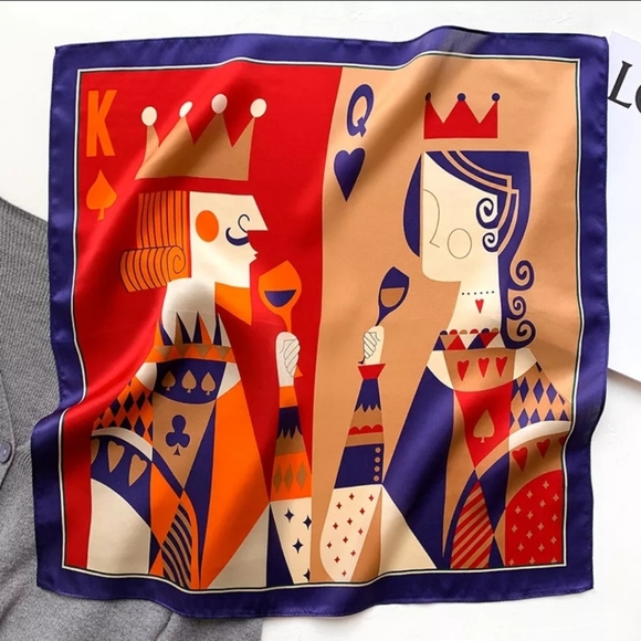 Vintage | Accessories | Nwot King Queen Neck Scarf | Poshmark